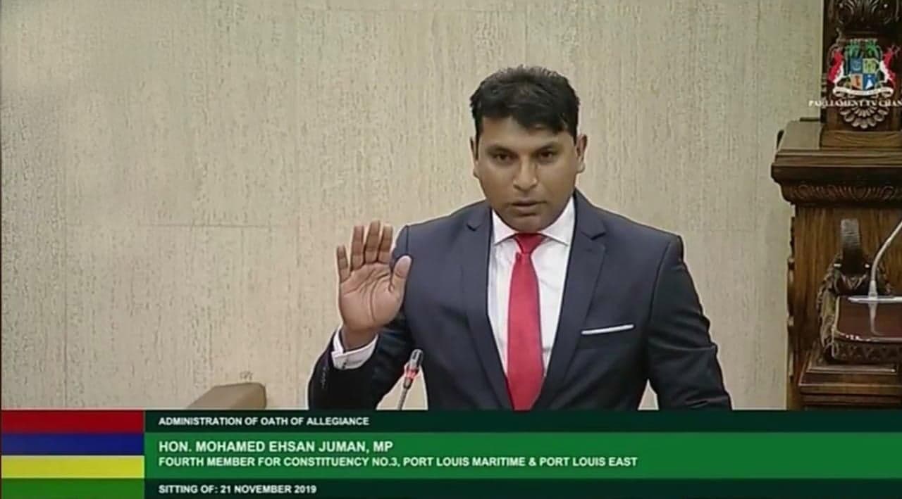 Eshan Juman : « Je ferai de mon mieux pour répondre aux aspirations de ...